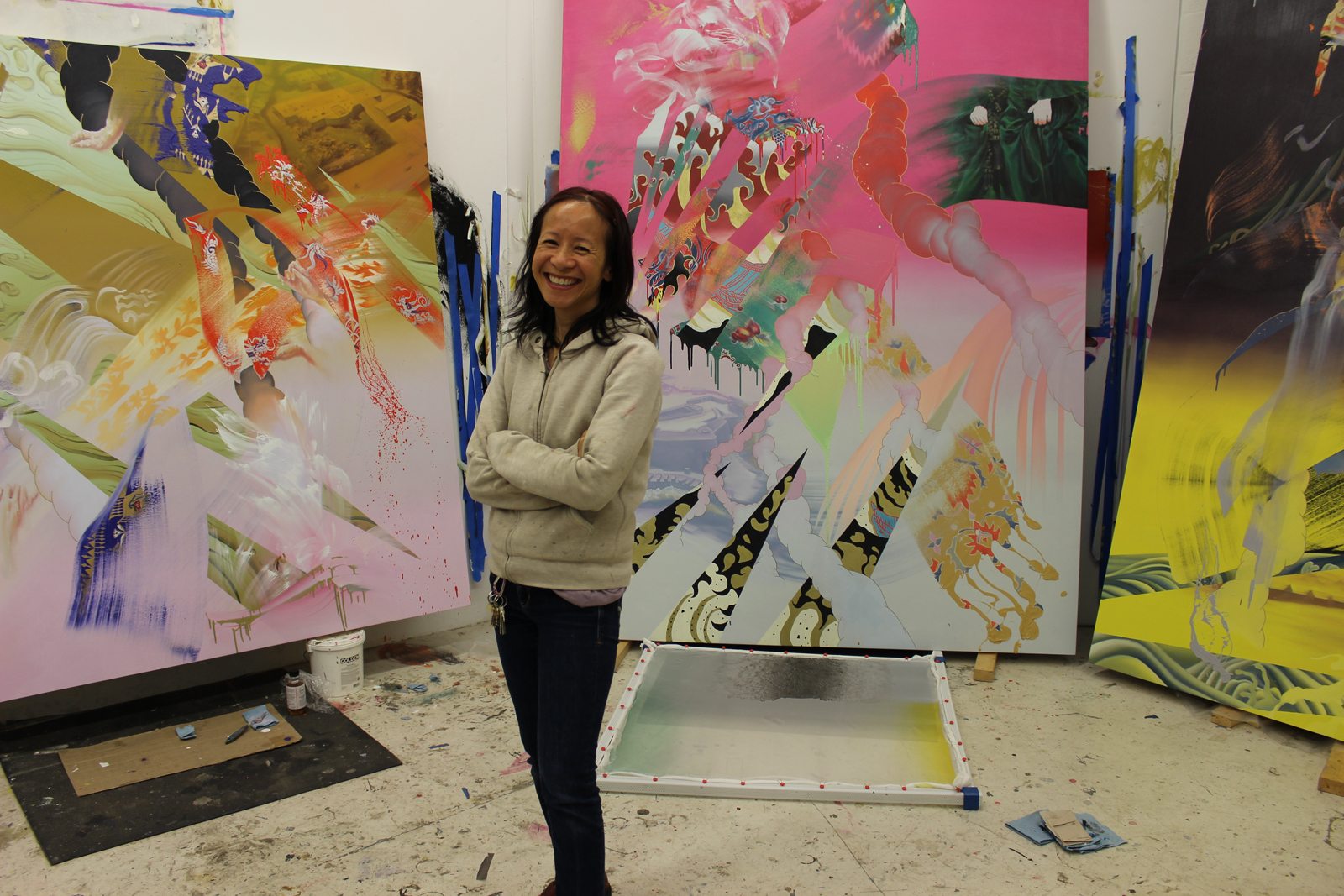 Lien Truong visited by Maria Britton - Patricia Sweetow Gallery